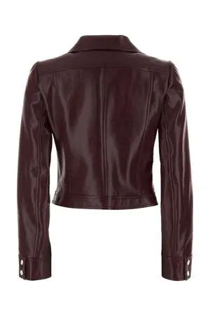 COURREGES Aubergine Vinyl Blazer