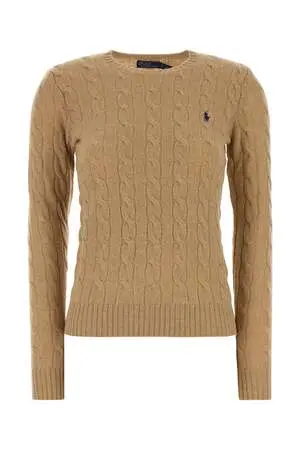 Polo Ralph Lauren Camel Wool Blend Sweater - Light Brown