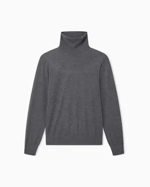 Giorgio Armani Cashmere Turtleneck Sweater - Grey