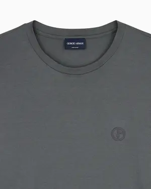 Giorgio Armani T Shirt Regenagri Cotton Jersey Regular Fit