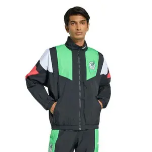 Adidas Mexico National Team Eqt Full-zip Track Top - Black