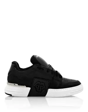 Philipp Plein Super Street Lo-top Sneakers Hexagon Logo - Black