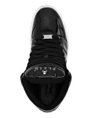 Philipp Plein Super Street Hi-top Sneakers Skull&bones - Black
