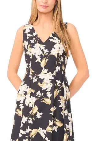 Ted Baker London Elana Floral Cotton Midi Dress
