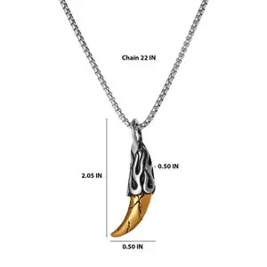 Lucky Brand Claw Pendant Necklace