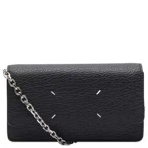 MAISON MARGIELA Large Wallet With Chain - Black