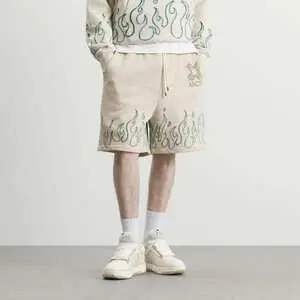 Amiri Ma Quad Flames Sweatshort