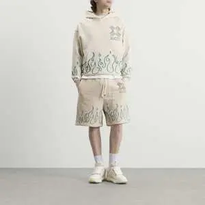 Amiri Ma Quad Flames Sweatshort