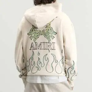 Amiri Ma Quad Flames Hoodie