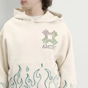 Amiri Ma Quad Flames Hoodie