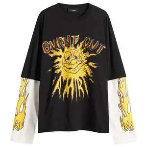 Amiri Burnt Out Double Layer T-shirt