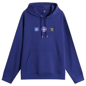 The North Face Explorer Badges Relaxed Hoodie - Bold Blue