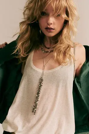 Free People Intimately Bare Rib Tank - Clean Ivory