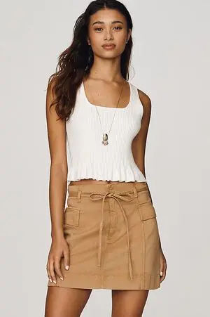 Paige Asley Utility Mi Skirt - Sunflower