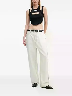 BARROW Cut-out Cropped Top
