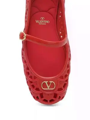 Valentino Garavani Ondette Scallops Ballet Flats
