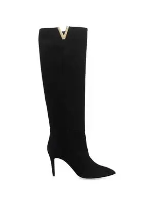 VIA ROMA 15 Pointed-toe Suede Boots