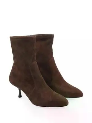 STUART WEITZMAN Madison Suede Ankle Boots