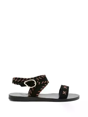 ANCIENT GREEK SANDALS Ifigenia Sandals - Black