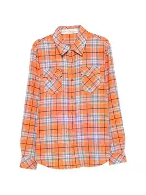 GOD'S TRUE CASHMERE Tartan-pattern Overshirt