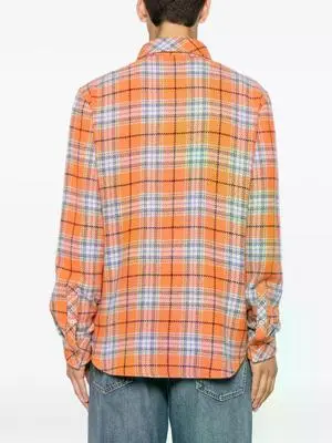 GOD'S TRUE CASHMERE Tartan-pattern Overshirt