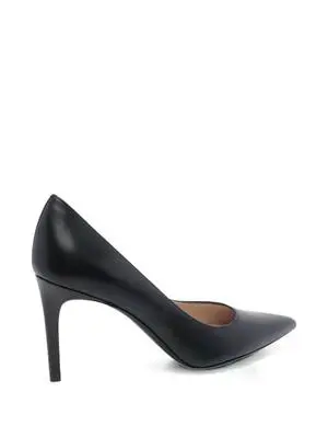STUART WEITZMAN Pointed-toe Leather Pumps