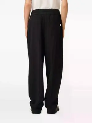 AMI Paris Elasticated-waist Wool Trousers