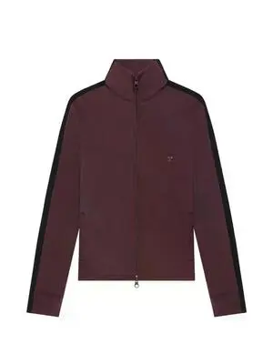 COURREGES Logo-patch Side-stripe Track Jacket - Red