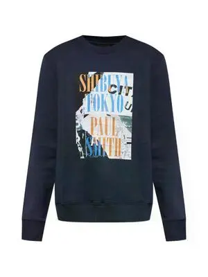 Paul Smith Graphic-print Sweatshirt - Blue