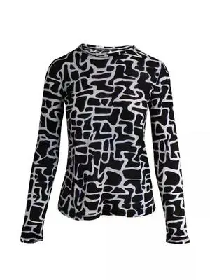 Proenza Schouler Printed Crew-neck Top