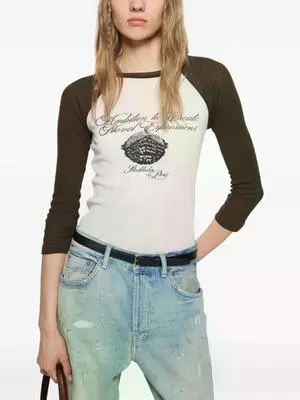 Acne Studios Jersey T-shirt With Logo