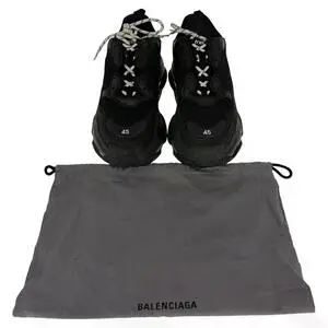 Balenciaga Triple S Clear Sole Sneakers - Black