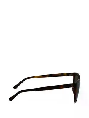 Gucci Tortoiseshell-effect Rectangle-frame Sunglasses