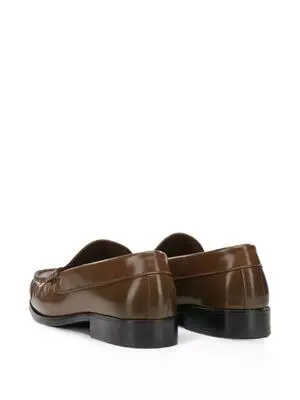 ALOHAS Rivet Leather Loafers