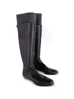 JIMMY CHOO London Knee-high Leather Boots - Brown