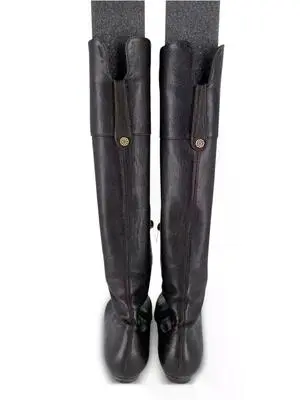 JIMMY CHOO London Knee-high Leather Boots