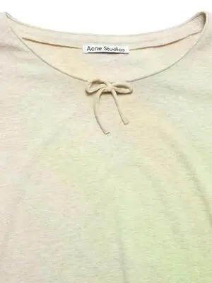 Acne Studios Bow-detail Long-sleeve T-shirt
