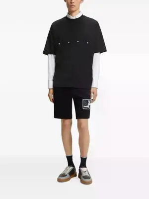 Hugo Logo-embroidered Oversized T-shirt