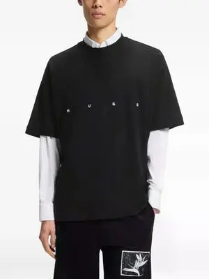Hugo Logo-embroidered Oversized T-shirt
