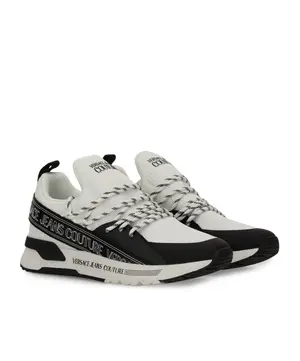 Versace Logo Strap Sneakers