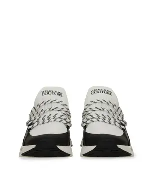 Versace Logo Strap Sneakers