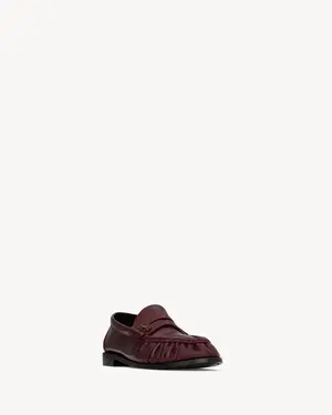 Saint Laurent Le Loafer Supple In Smooth Leather