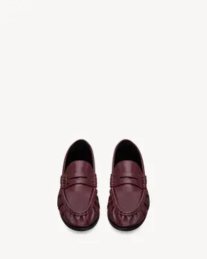 Saint Laurent Le Loafer Supple In Smooth Leather
