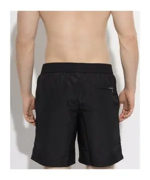 Dolce & Gabbana Dolce Gabbana Logo Patch Swim Shorts