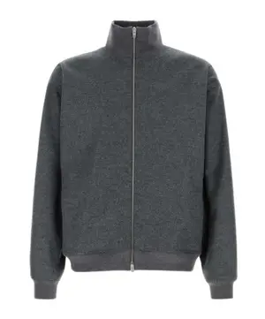 JIL SANDER High-collar Jacket - Grey
