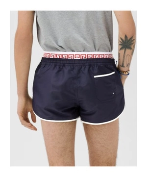 Versace Double-waistband Swim Shorts