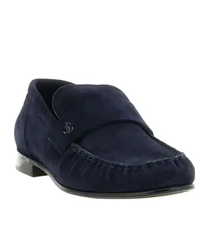 JIMMY CHOO Ellis Suede Flat Shoes