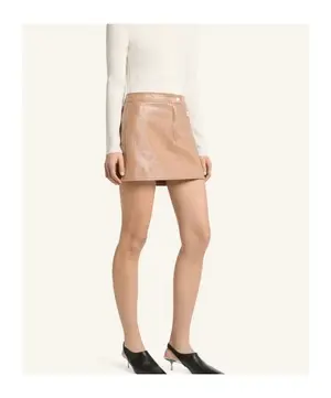 COURREGES Vinyl-effect Mini Skirt