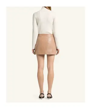 COURREGES Vinyl-effect Mini Skirt