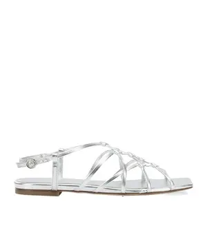 AeydĒ Anisa Strappy Sandals - White